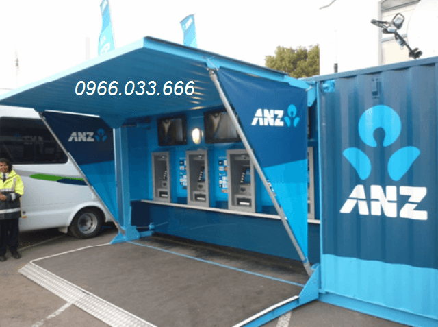 Container trạm ATM, cải tạo container theo yêu cầu